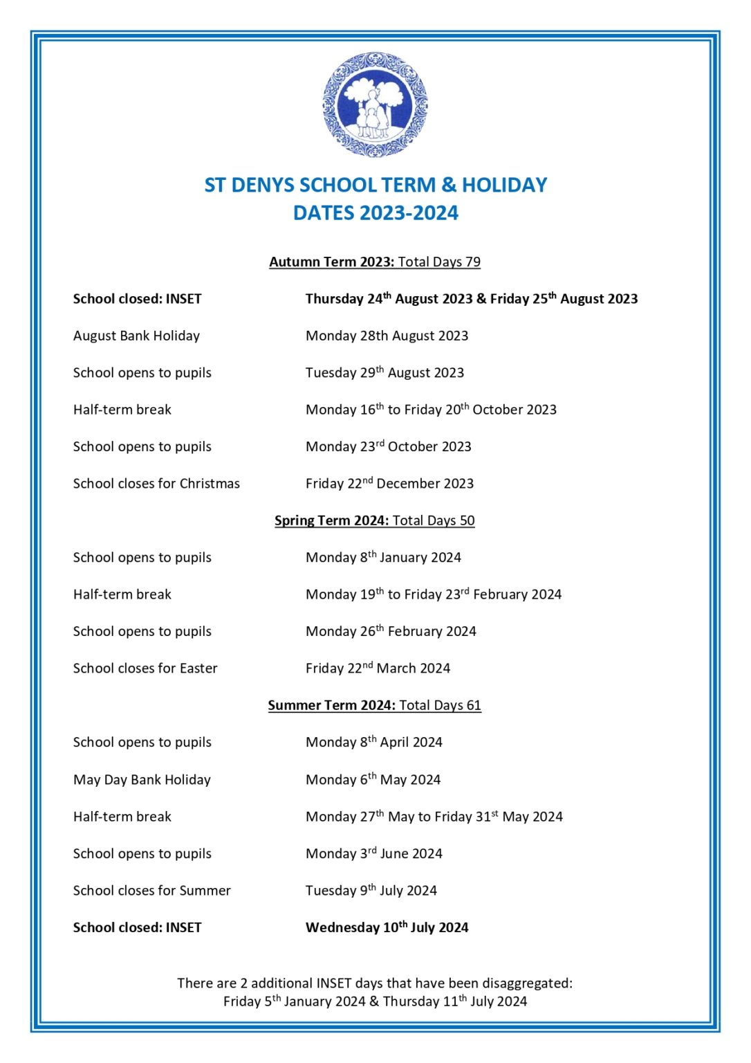 Term Dates